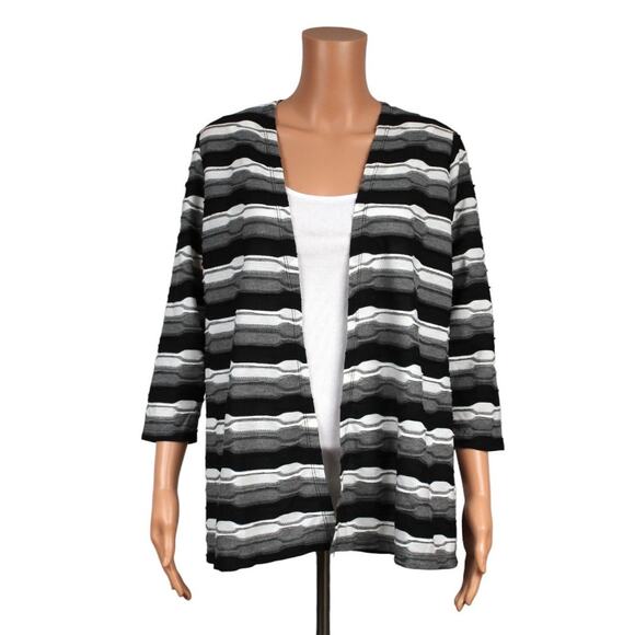 dressbarn | Tops | Dressbarn 34 Sleeve Cardigan Womens Size Small ...